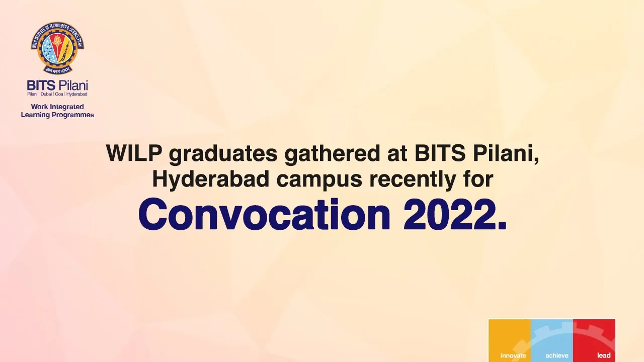 BITS Pilani WILP Video Gallery | Stories of Working Professionals