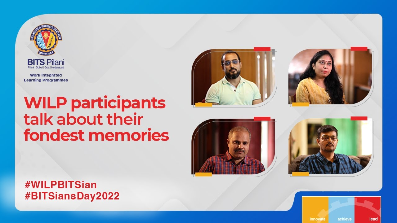 BITS Pilani WILP Video Gallery | Stories of Working Professionals